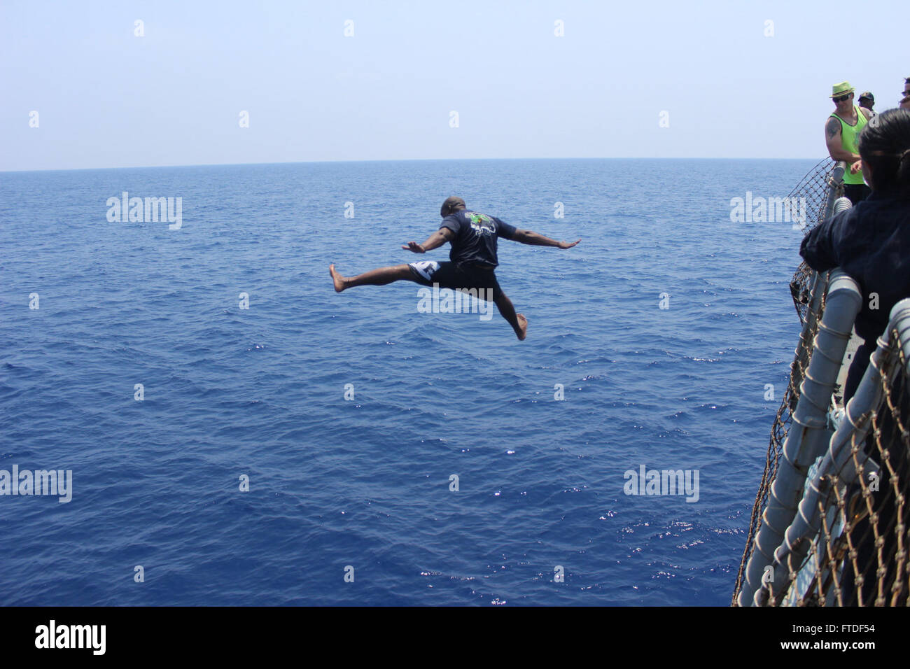 150731-N-ZZ999-001 MEDITERRANEAN SEA (July 31, 2015) Sailors aboard USS ...