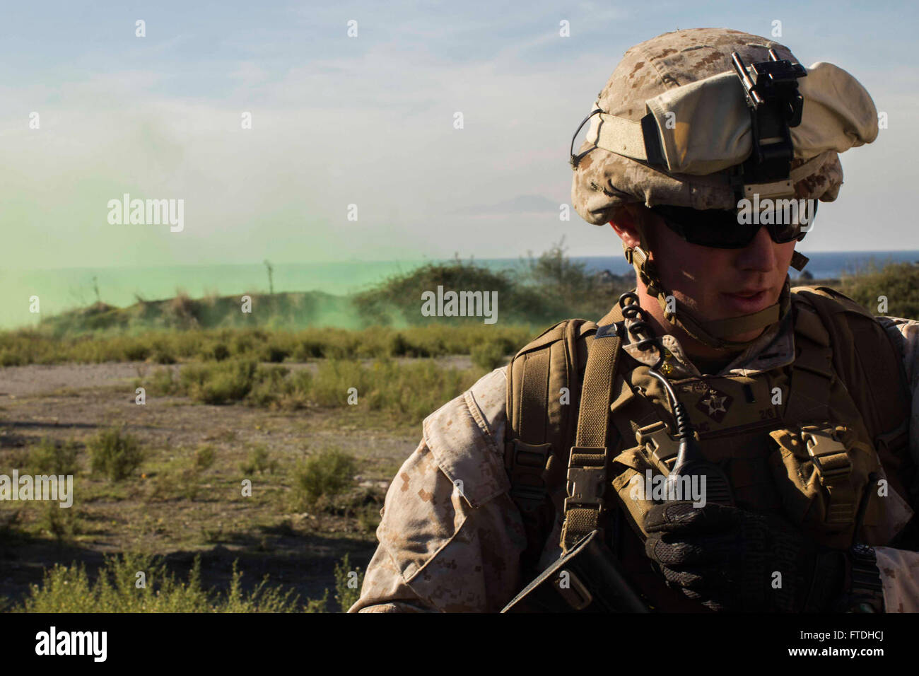Marine corps platoon commander hi-res stock photography and images - Alamy