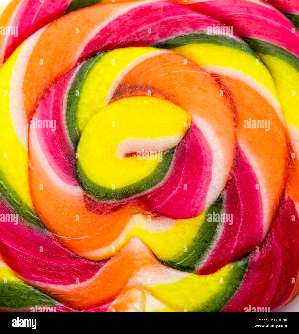 Lollipop on white Stock Photo - Alamy