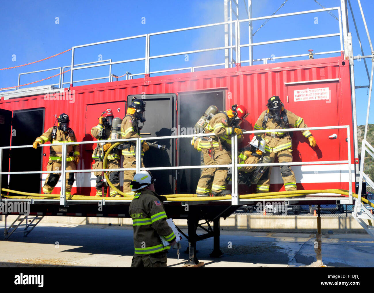 Naval firefighters hi-res stock photography and images - Alamy