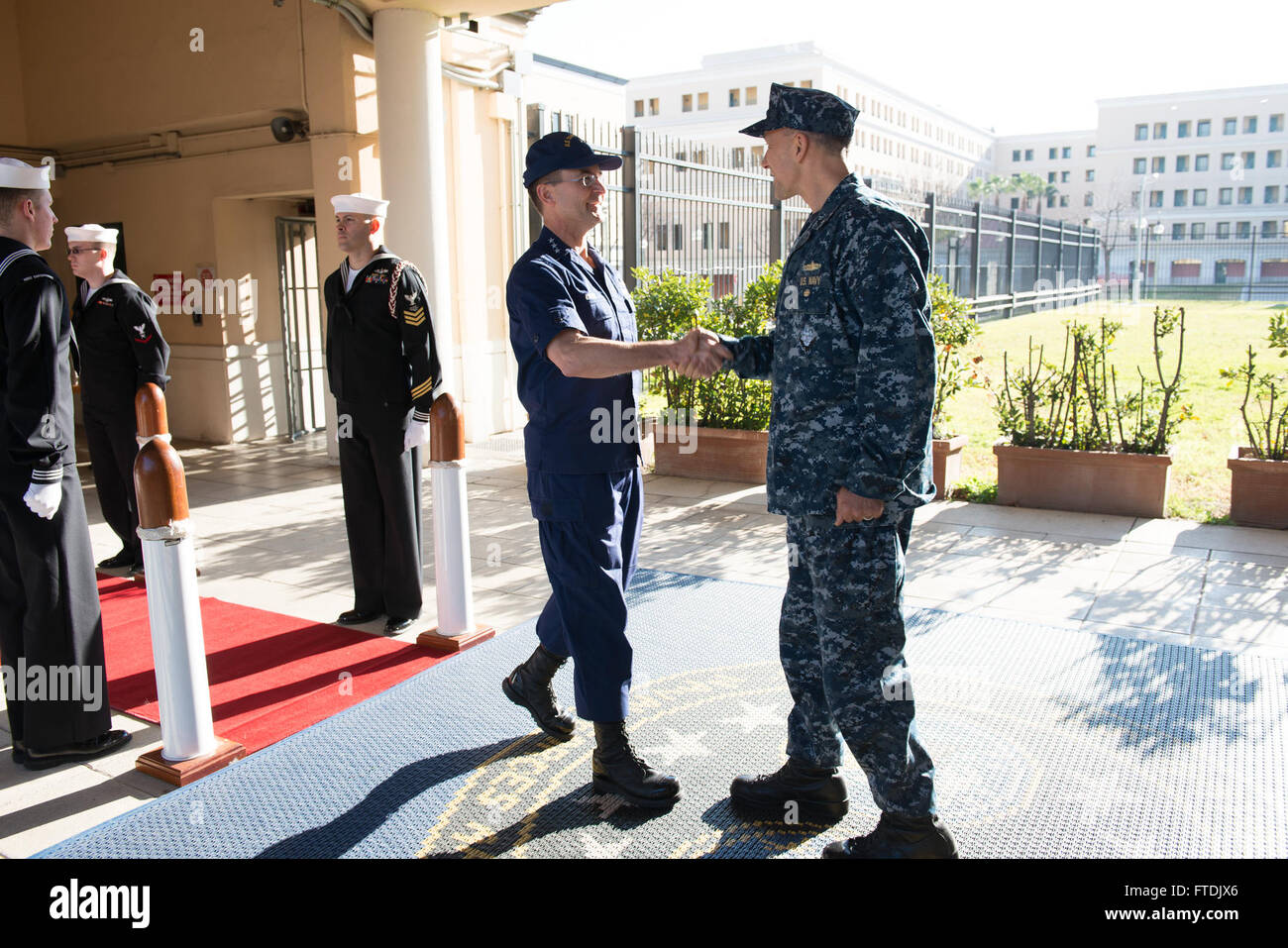This image captures Rear Admiral Cathal O'Connor, Chief of Staff of U.S ...