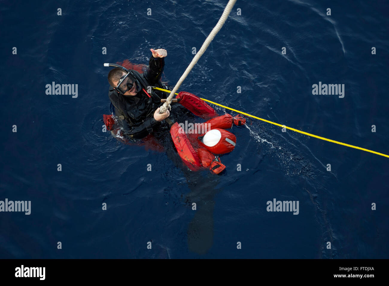 Man overboard exercise hi-res stock photography and images - Alamy