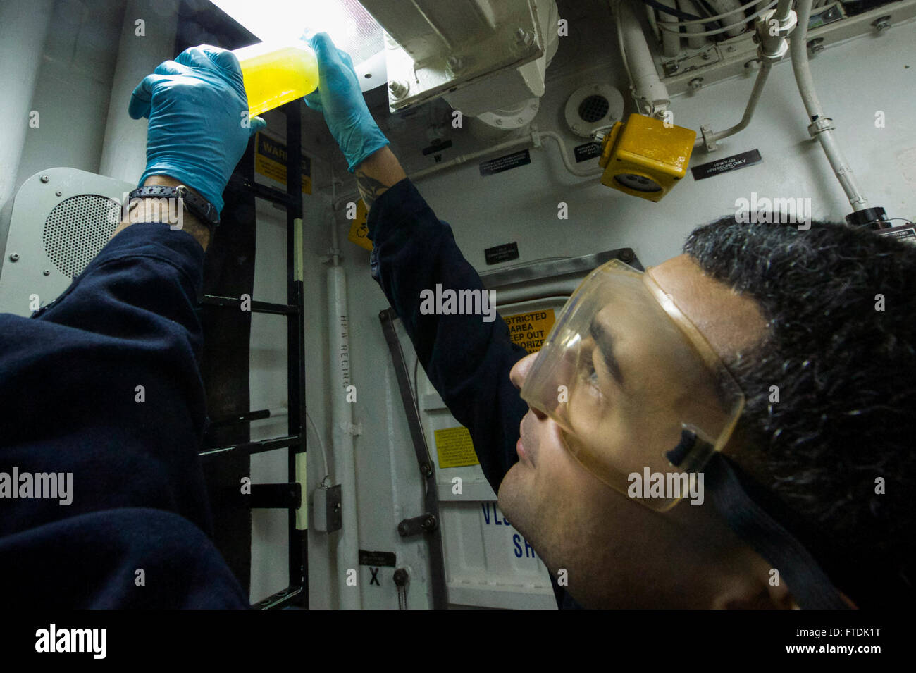 Gas turbine technician mechanical fireman hi-res stock photography and ...