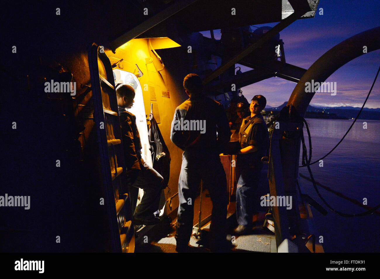 Navy ladder hi-res stock photography and images - Alamy