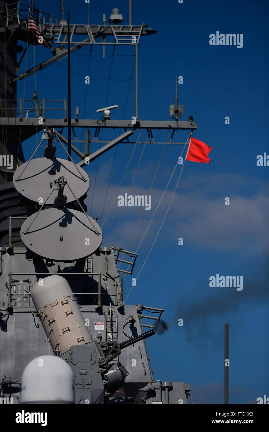 The USS Carney (DDG 64), an Arleigh Burke-class guided-missile ...