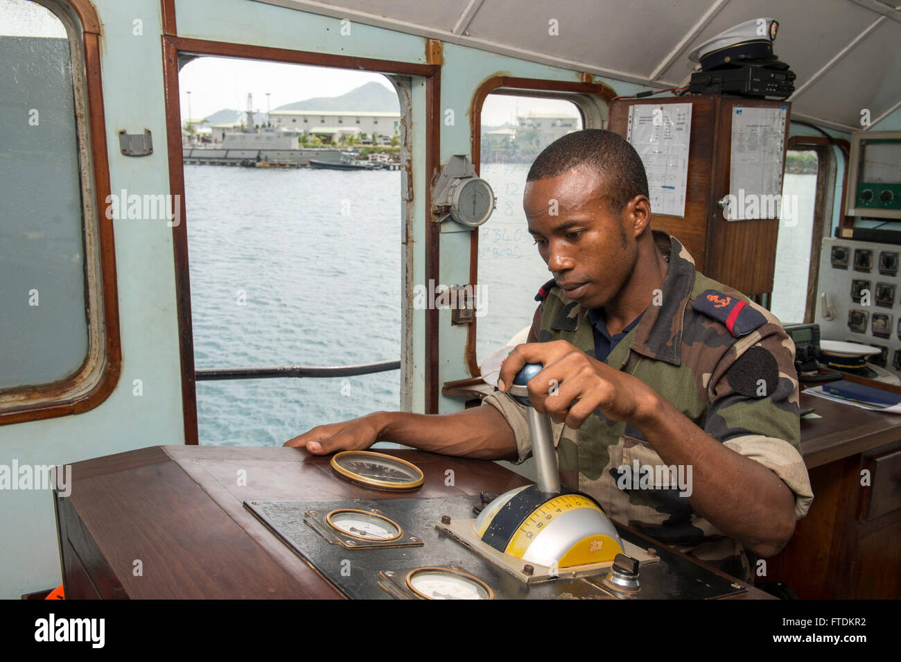 This photo shows maritime forces from Madagascar conducting engine ...