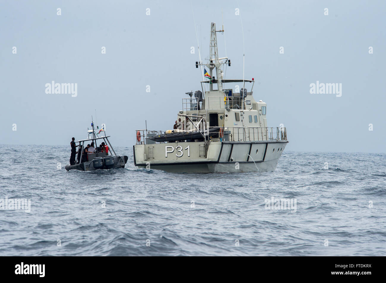 Seychelles maritime forces conduct a visit, board, search, and seizure ...
