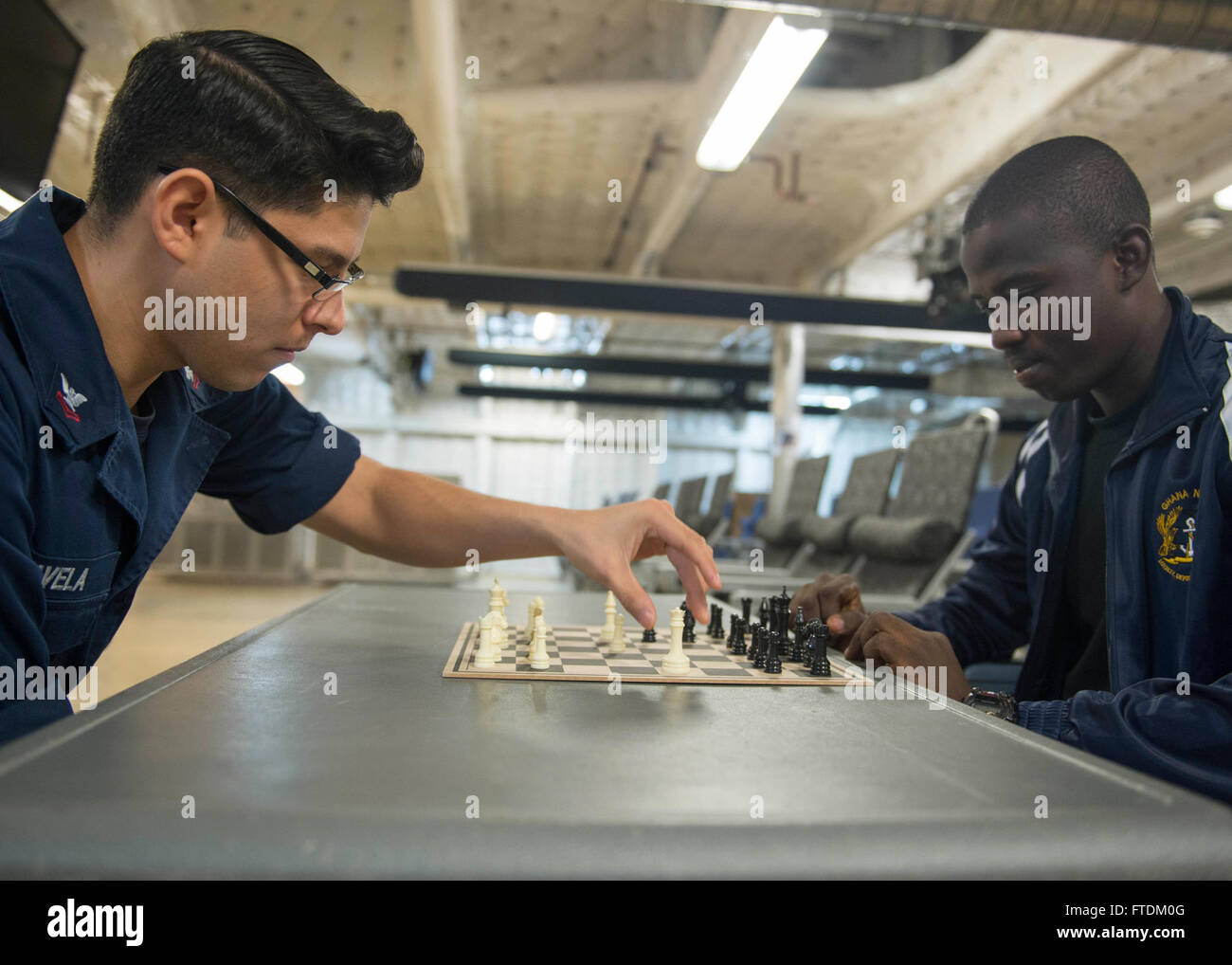Information Systems Technician 2nd Class Eric Favela and Sub-Lieutenant ...