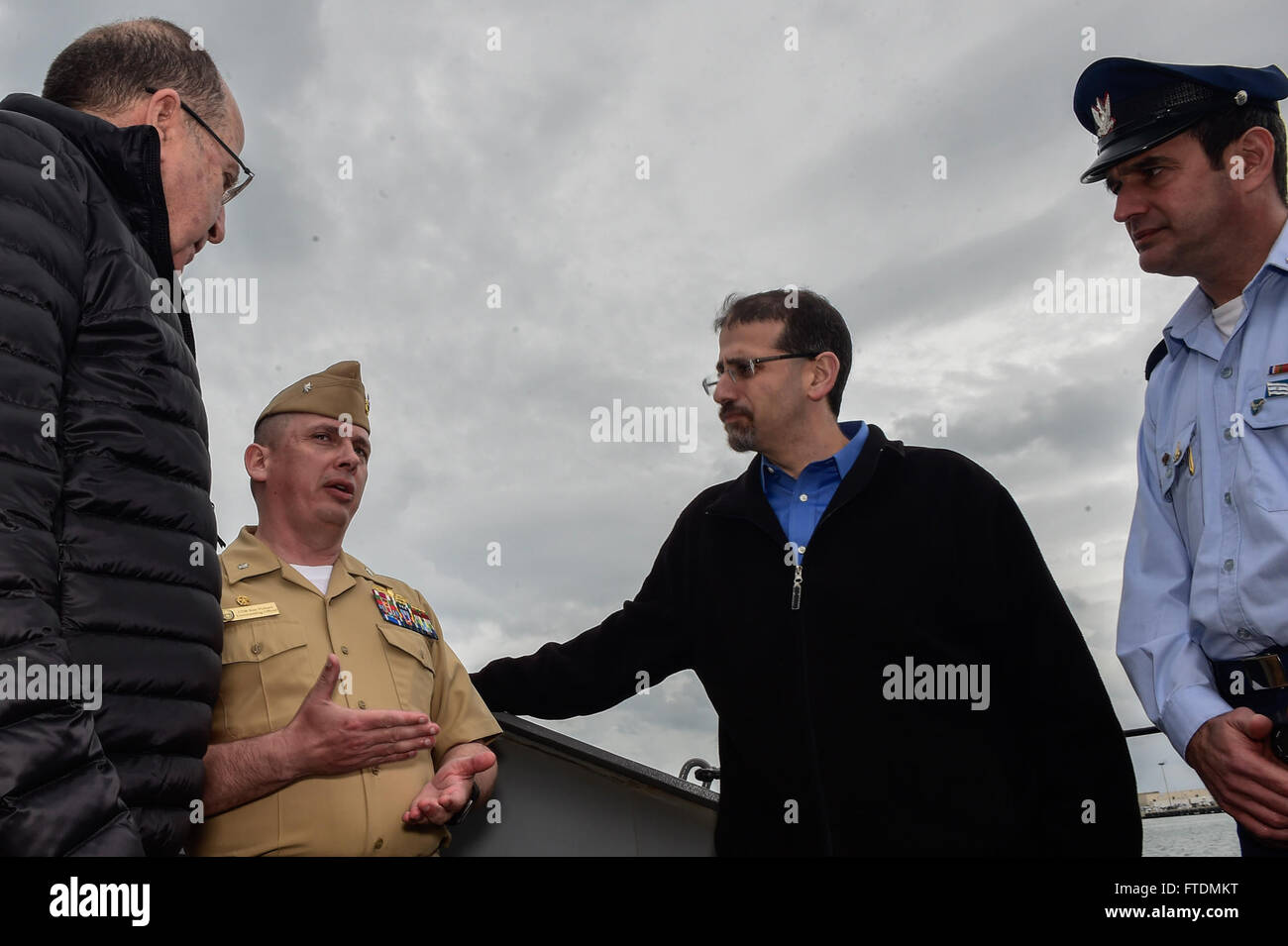 160222-N-FP878-262 HAIFA, Israel (Feb. 22, 2016) Cdr. Kenneth Pickard ...
