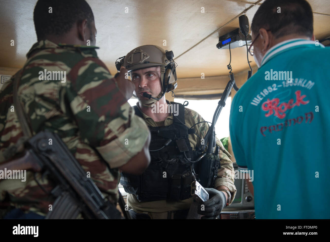The U.S. Coast Guard and the Cameroon Navy collaborated aboard the USNS ...