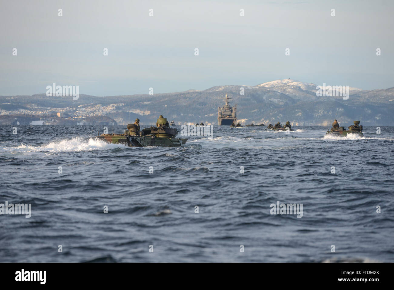 This image from Exercise Cold Response 2016 shows amphibious assault ...