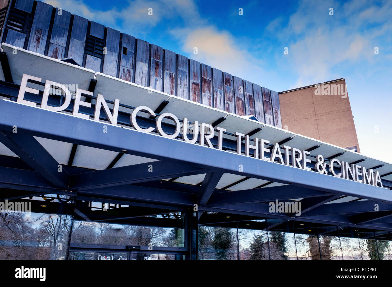 The exterior of Eden Court Theatre in Inverness, Scotland Stock Photo ...