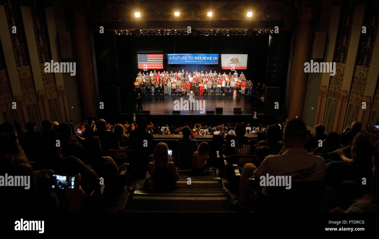 Presidential Candidate Bernie Sanders Holds Los Angeles Campaign Rally ...