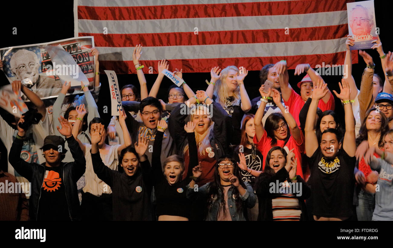 Presidential Candidate Bernie Sanders Holds Los Angeles Campaign Rally ...