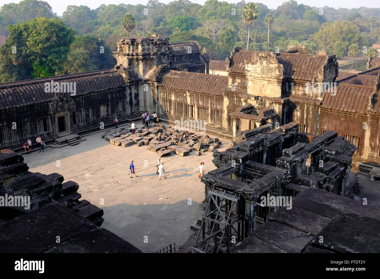 Angkor wat aerial hi-res stock photography and images - Alamy