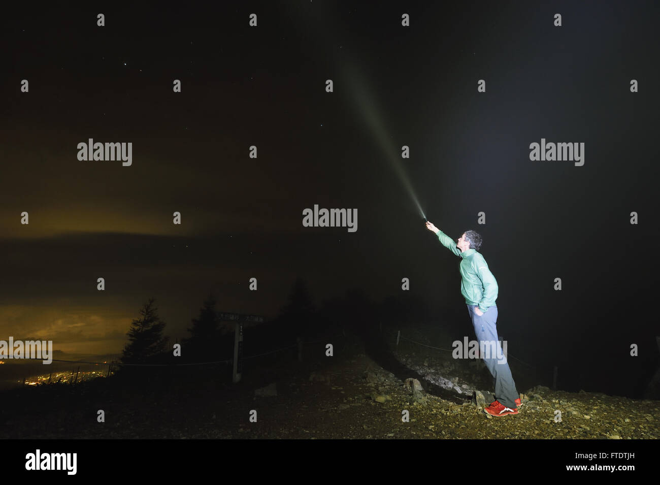Man with torch hi-res stock photography and images - Alamy