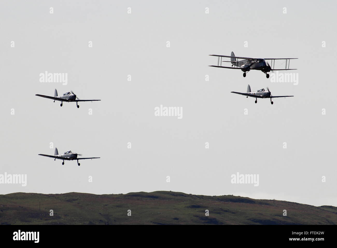 EI-HFC, EI-HFA, EI-HFB and EI-ABI "Iolar" of the Irish Historic Flight ...