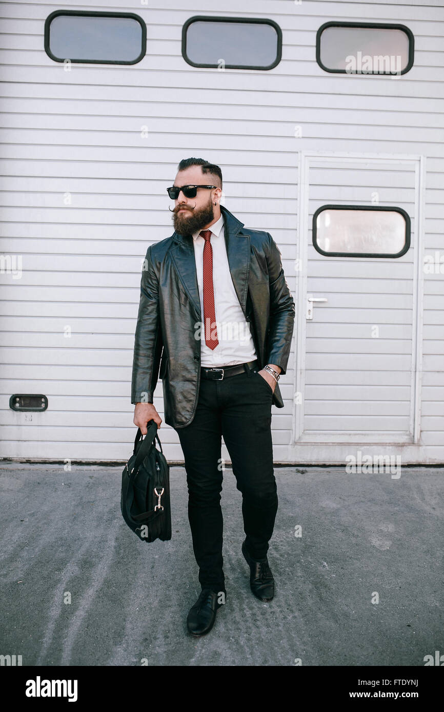 business man outside Stock Photo - Alamy