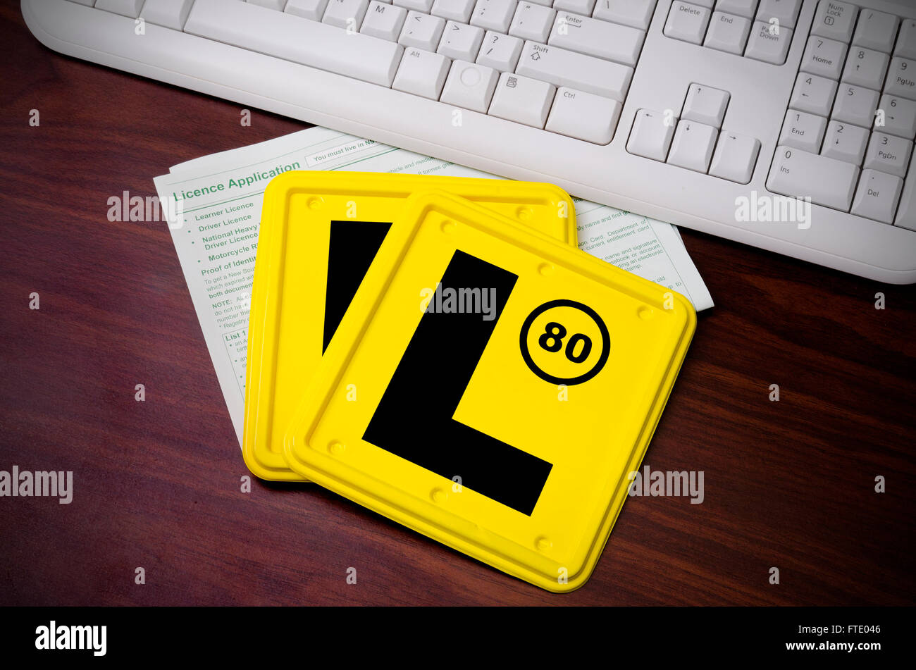 New driver licence keys hi-res stock photography and images - Alamy