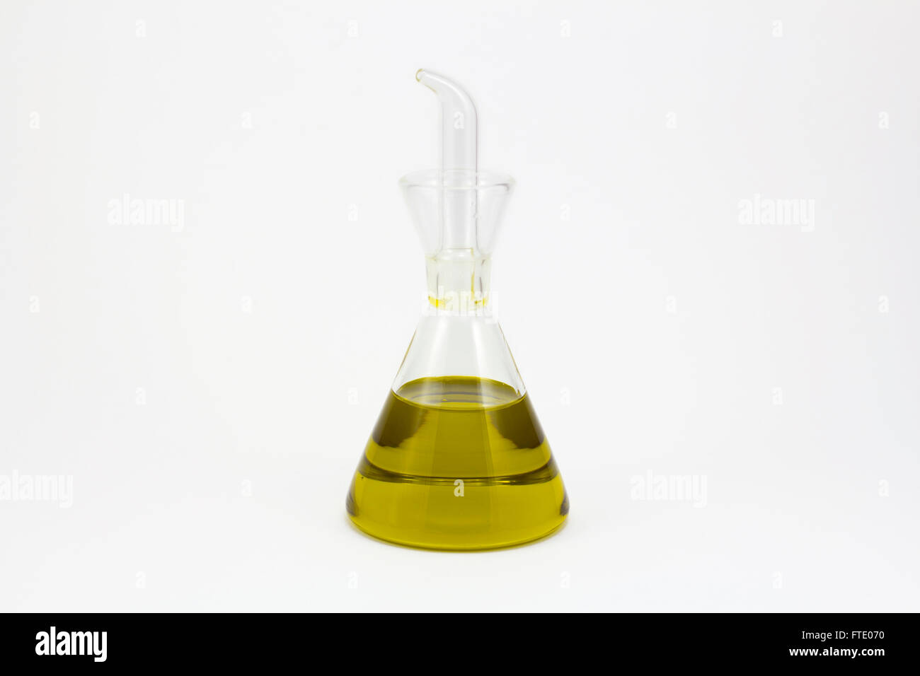 Anti drip oilcan with olive oil Stock Photo - Alamy