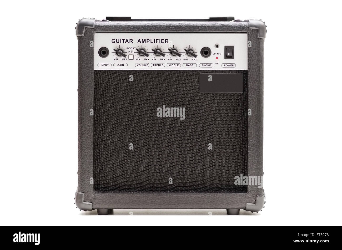 Guitar Amplifier Isolated on white background Stock Photo - Alamy