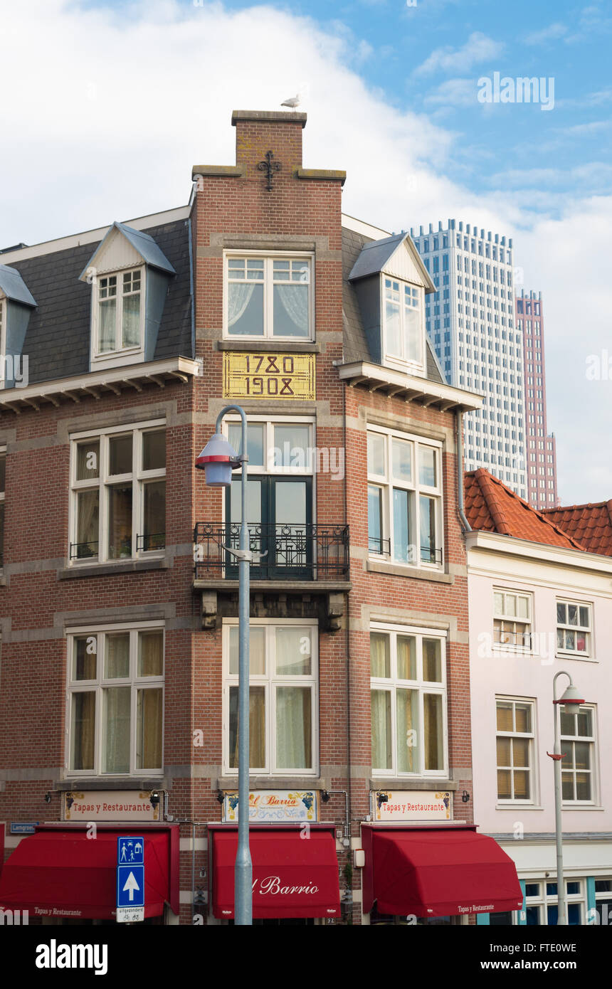 THE HAGUE, NETHERLANDS - OCTOBER 3, 2015: Facade of a store in typical ...