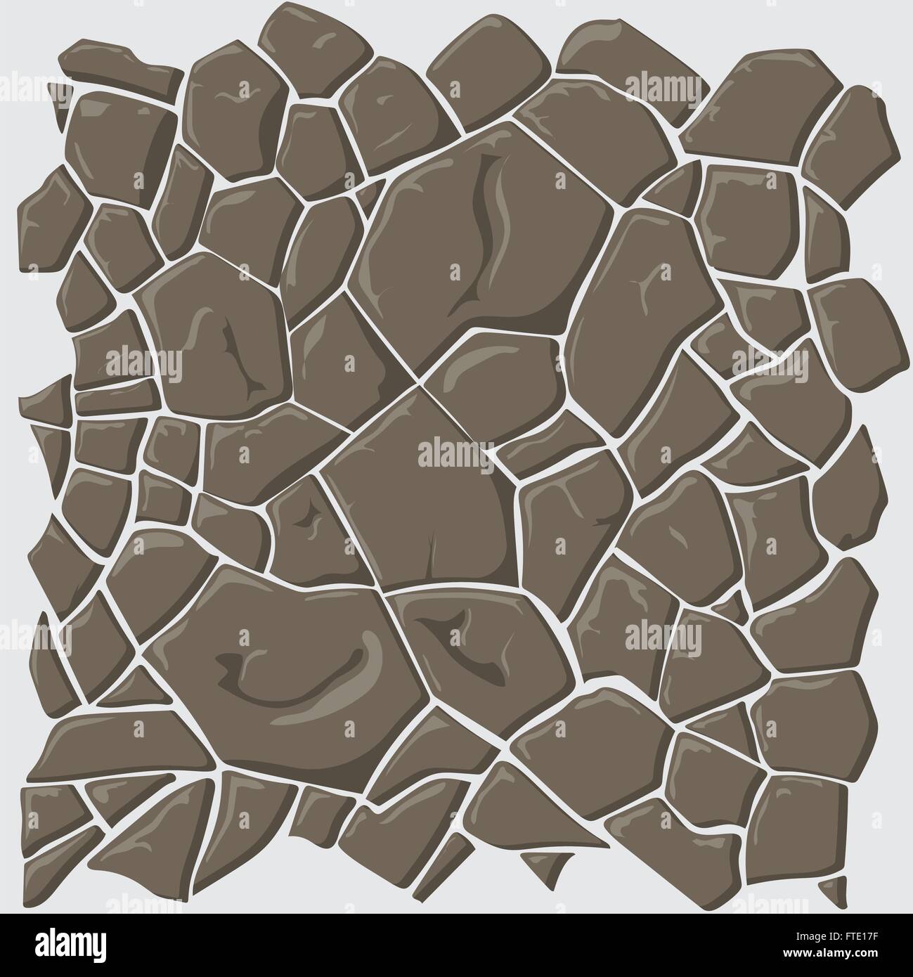 Cobble stone road in Stock Vector Images - Alamy