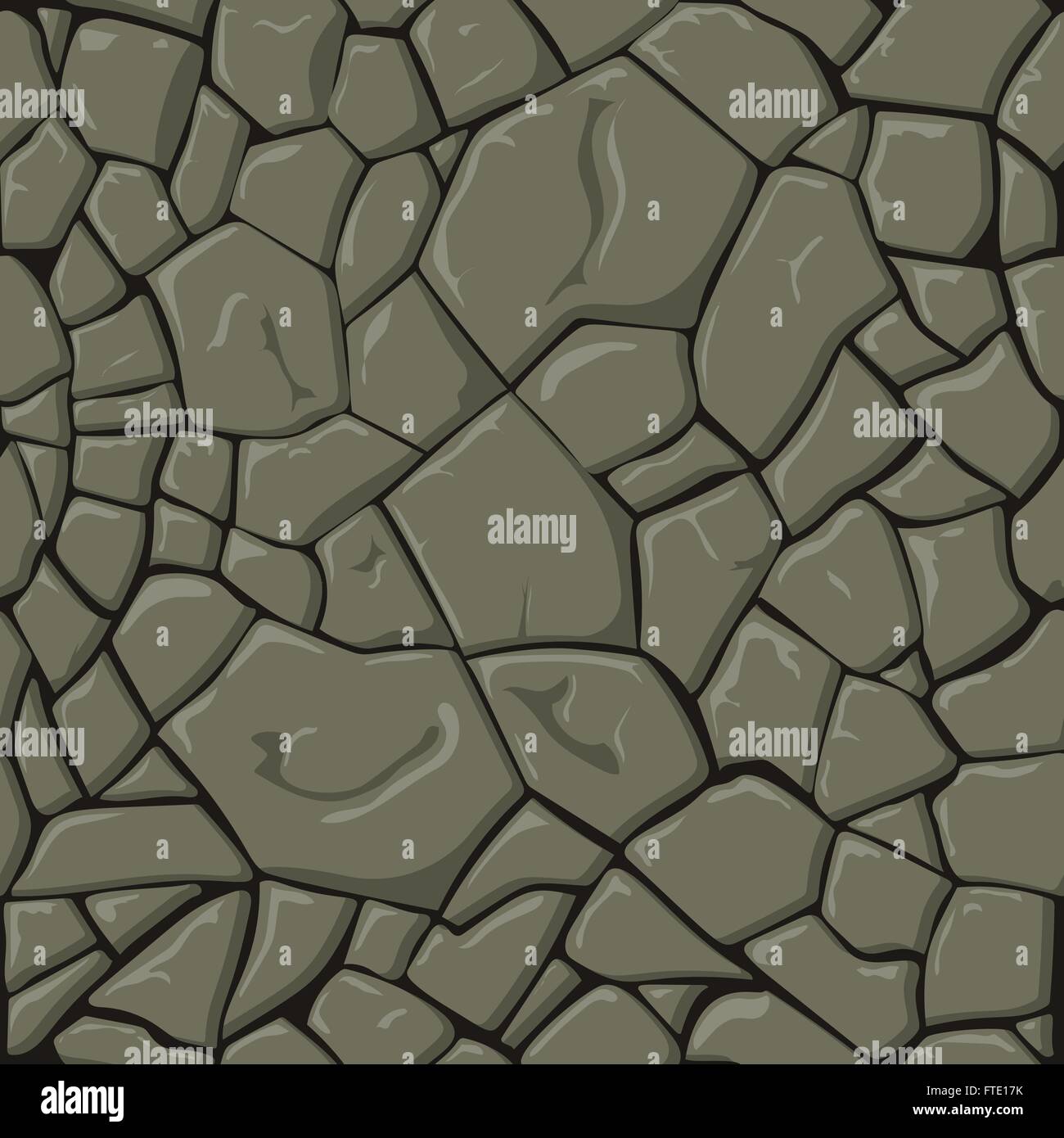 Cobble stone road in Stock Vector Images - Alamy