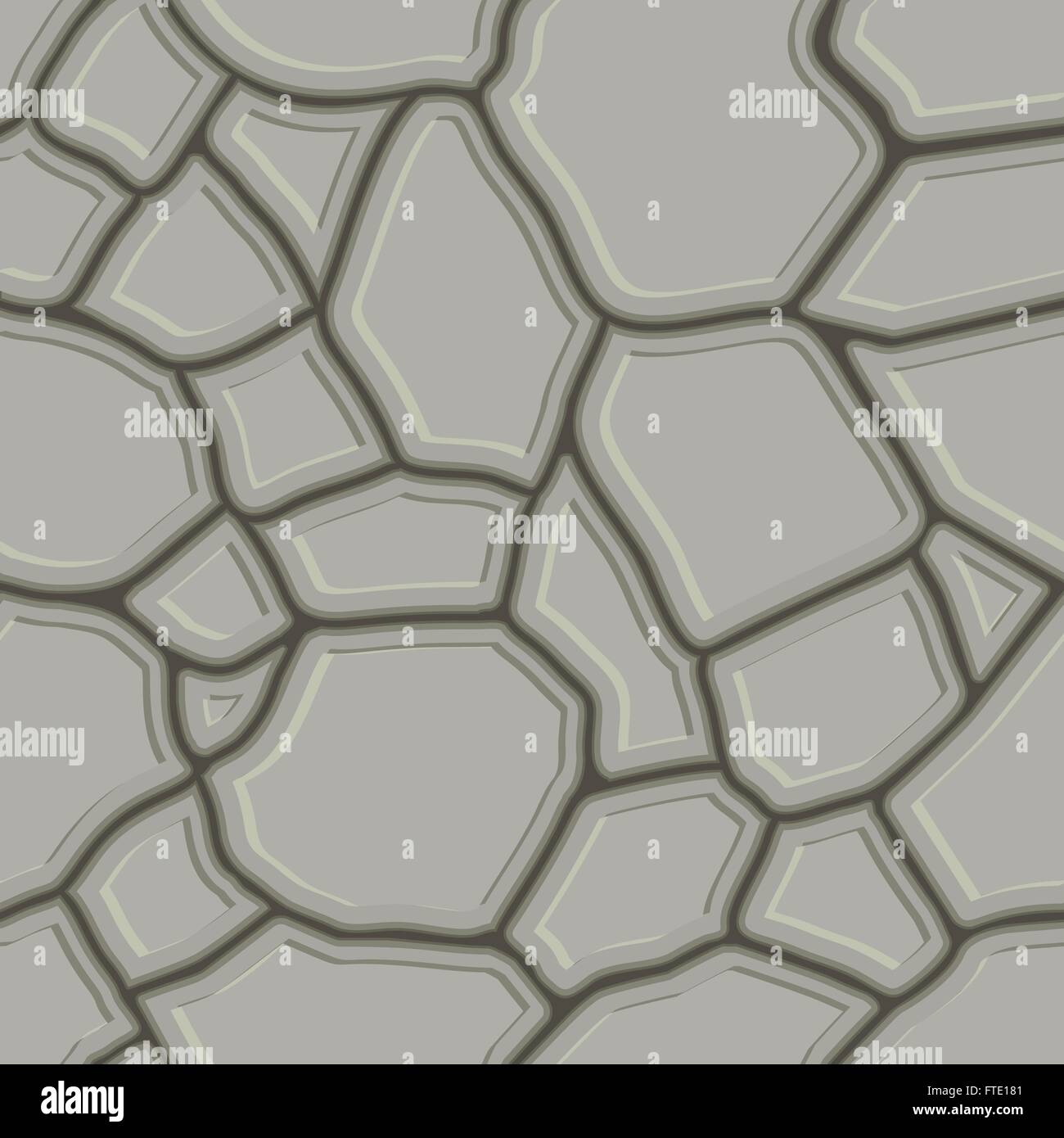 Cobble stone road in Stock Vector Images - Alamy