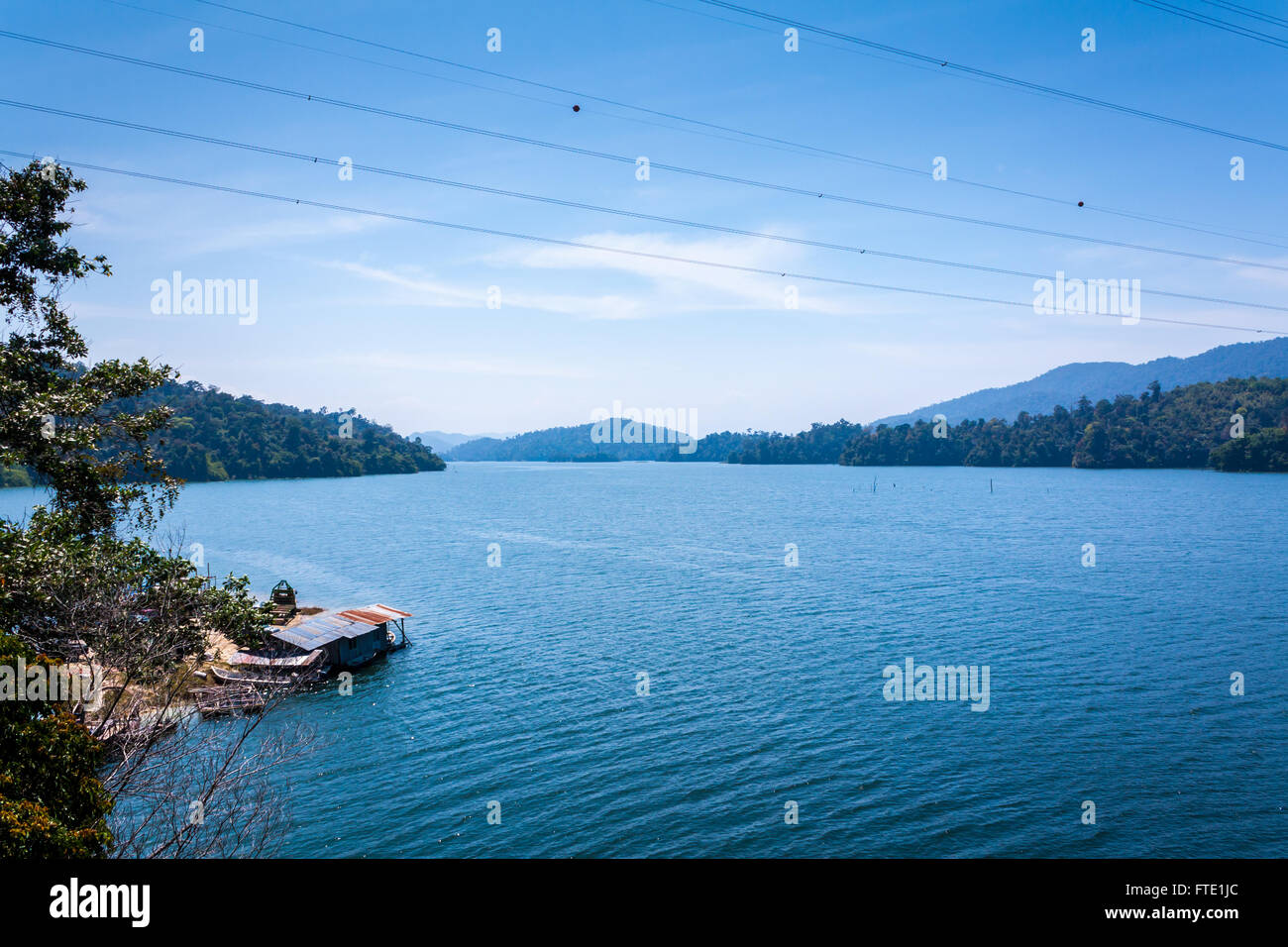 Hydroelectric dam lake, Banding, Temenggor Lake, Malaysia Stock Photo ...