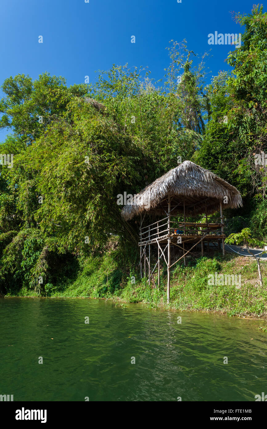 Hut in jungle hi-res stock photography and images - Alamy