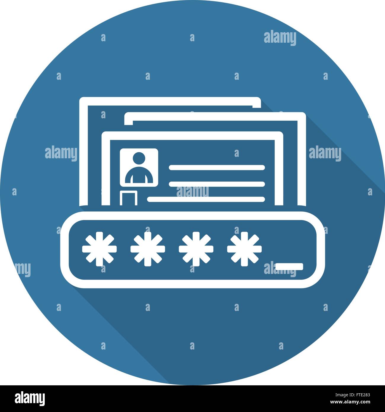 Personal Data Protection Icon. Flat Design Stock Vector Image & Art - Alamy