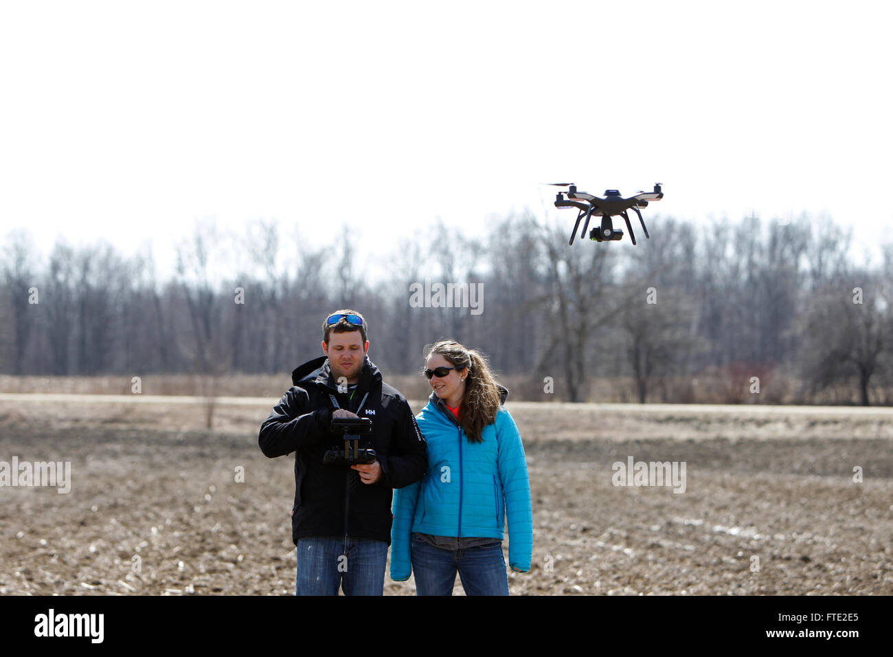 Flying drone hi-res stock photography and images - Alamy