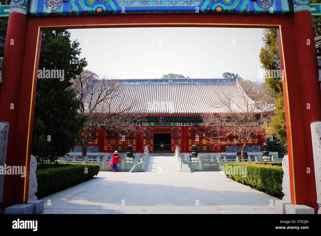 Beautiful Chinese temple Stock Photo - Alamy