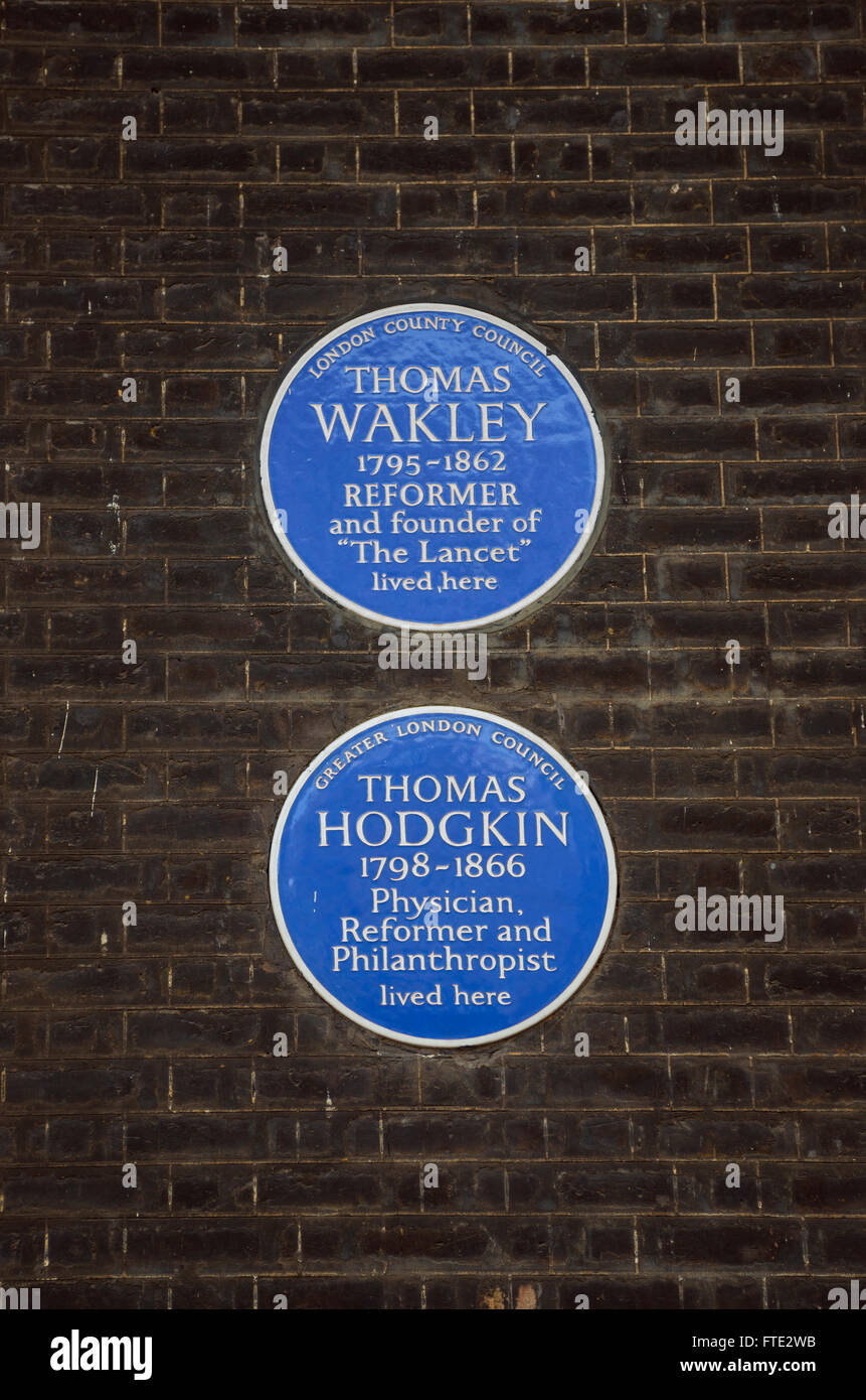 London blue plaques hi-res stock photography and images - Alamy