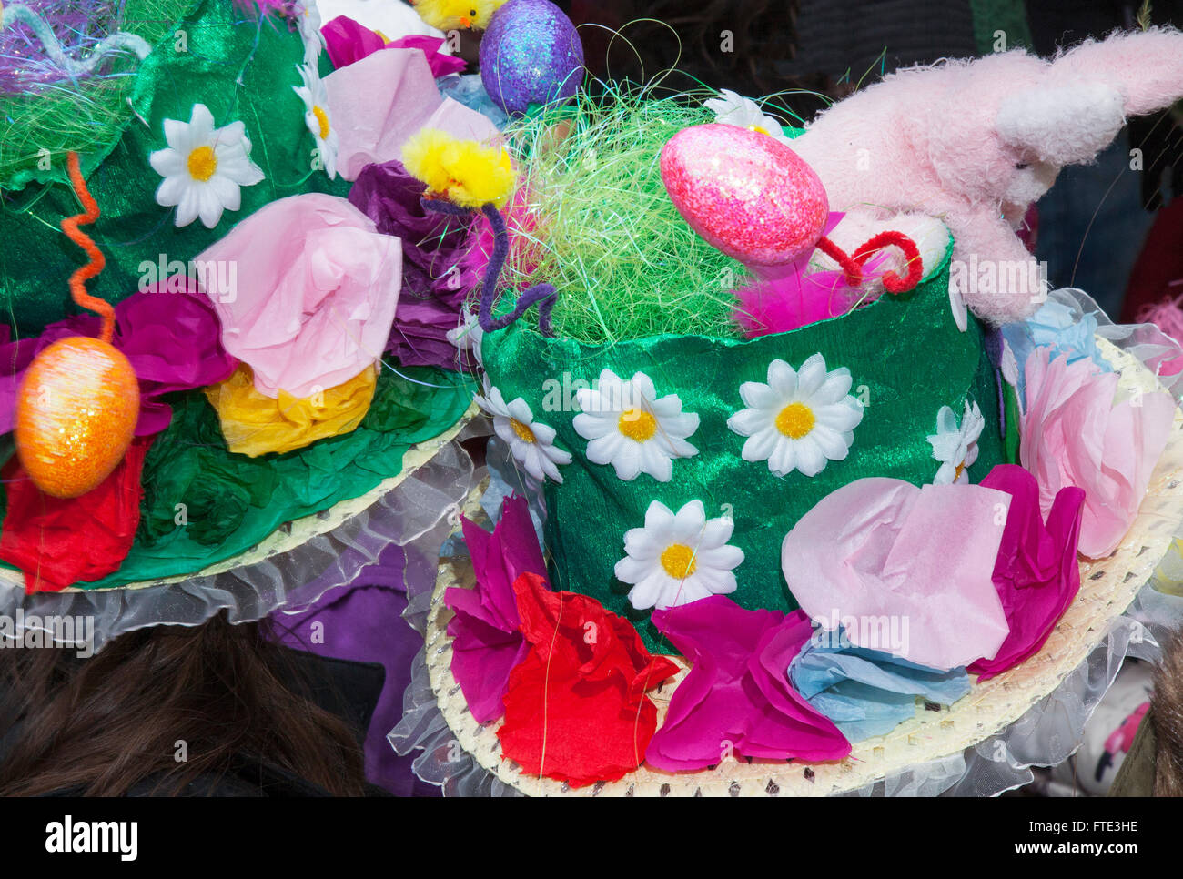 Decorated Easter bonnet hat parade, creative arts and crafts design ...