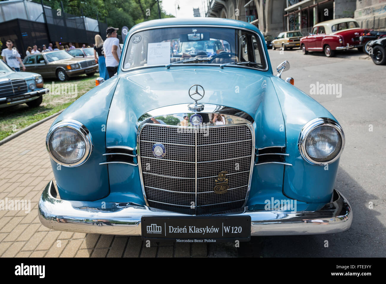 Mercedes-Benz W120 180c during Mercedes vintage cars show in Mercedes ...