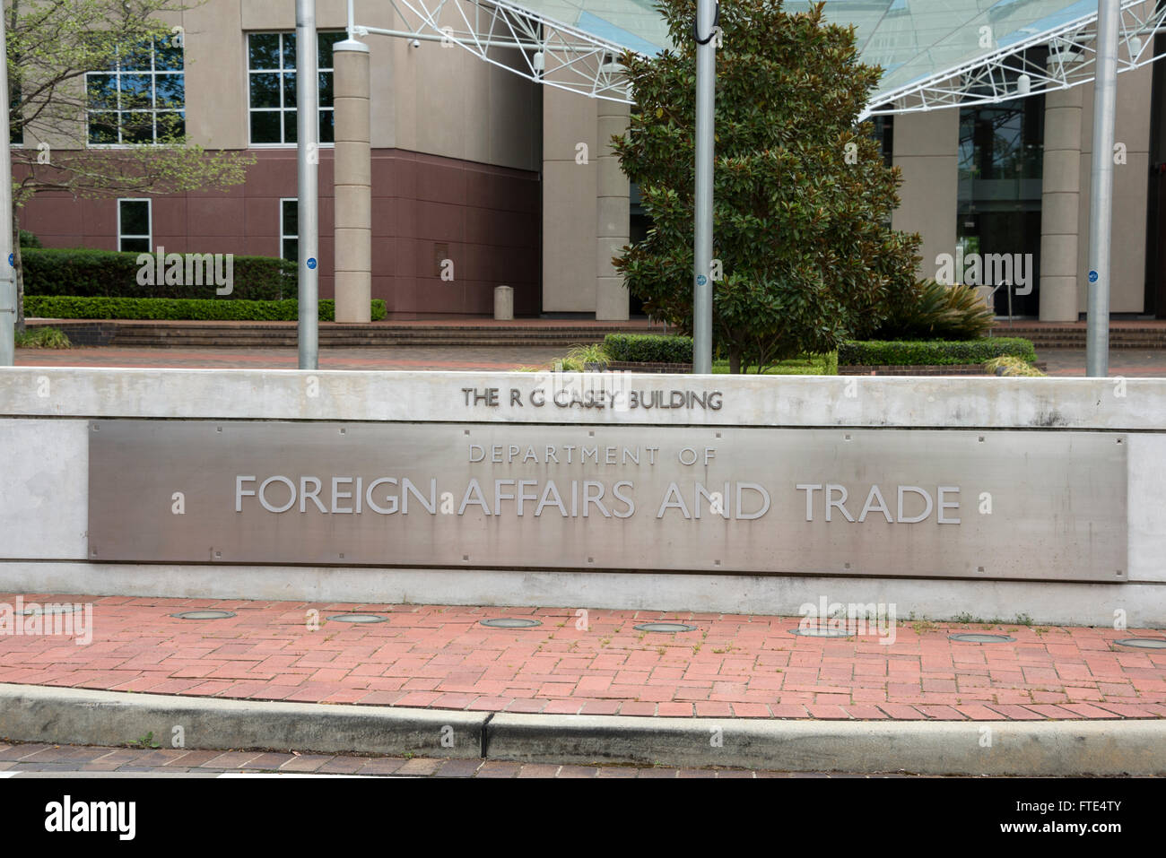 Foreign Affairs and Trade in Barton, a suburb of Canberra in Australia ...
