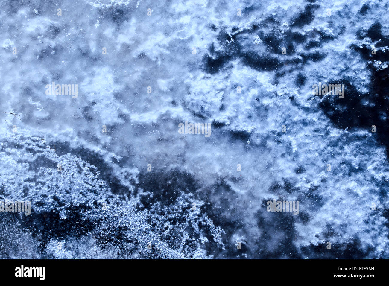 Frozen ice patterns nature background abstract with shapes and textures ...