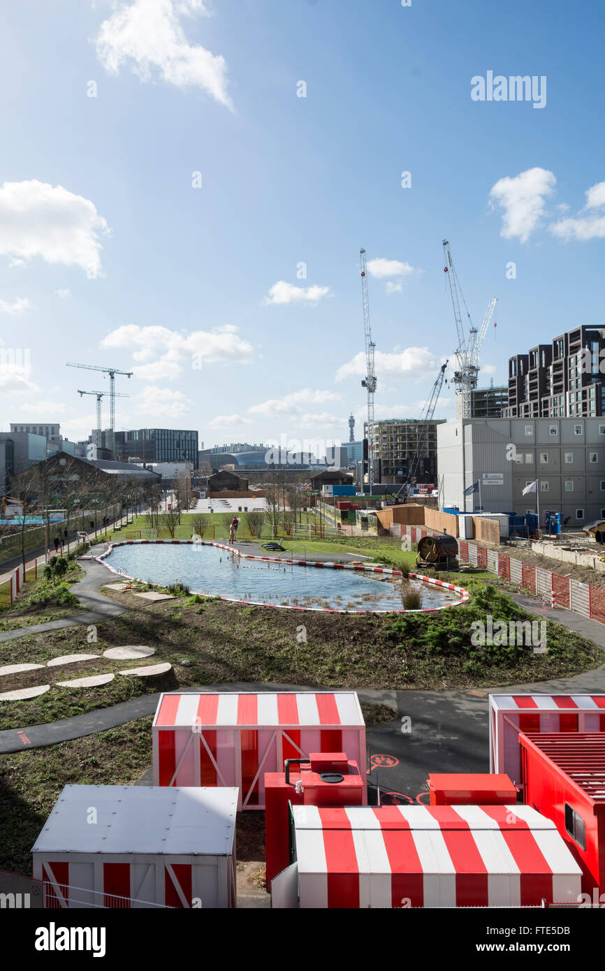 The ecological Skip Garden in King's Cross London, UK Stock Photo - Alamy