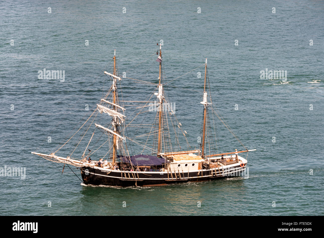 The Danish built a tall mast ship, the Southern Swan. It carries ...