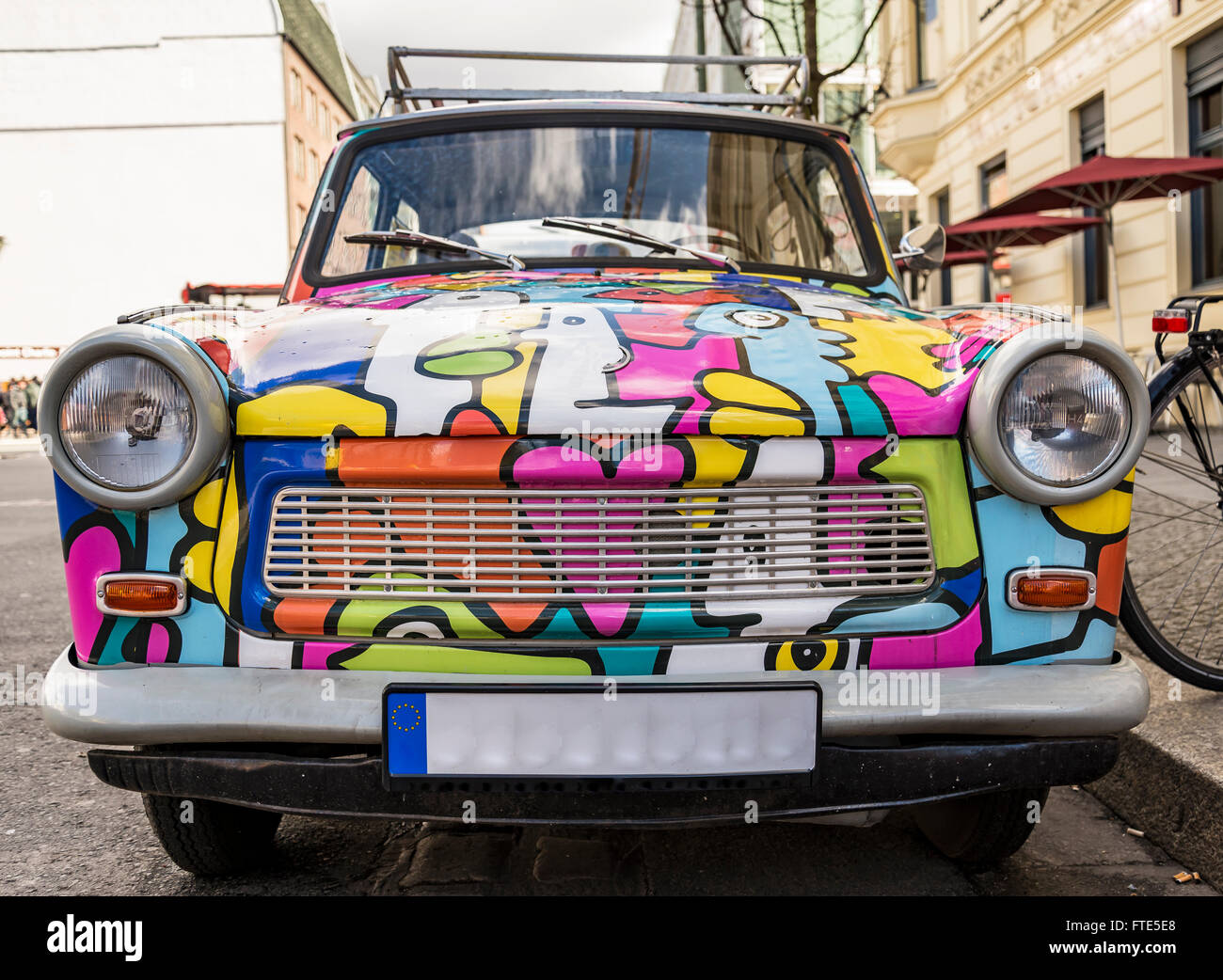 Colorful Trabant 601 Stock Photo - Alamy