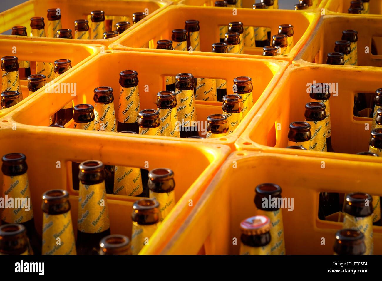 Beer lao bottles laos hi-res stock photography and images - Alamy