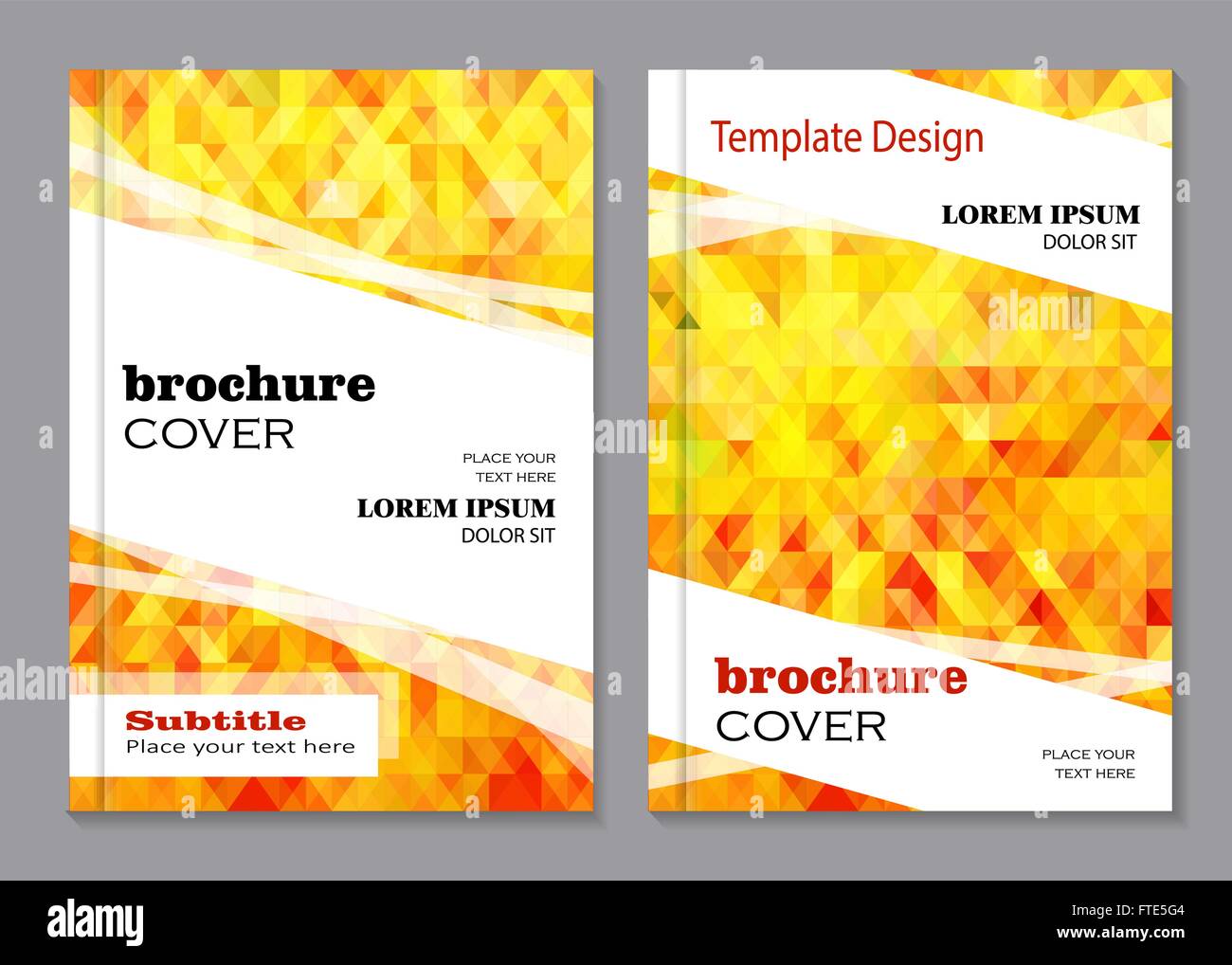 Vector design for brochure cover Stock Vector Image & Art - Alamy