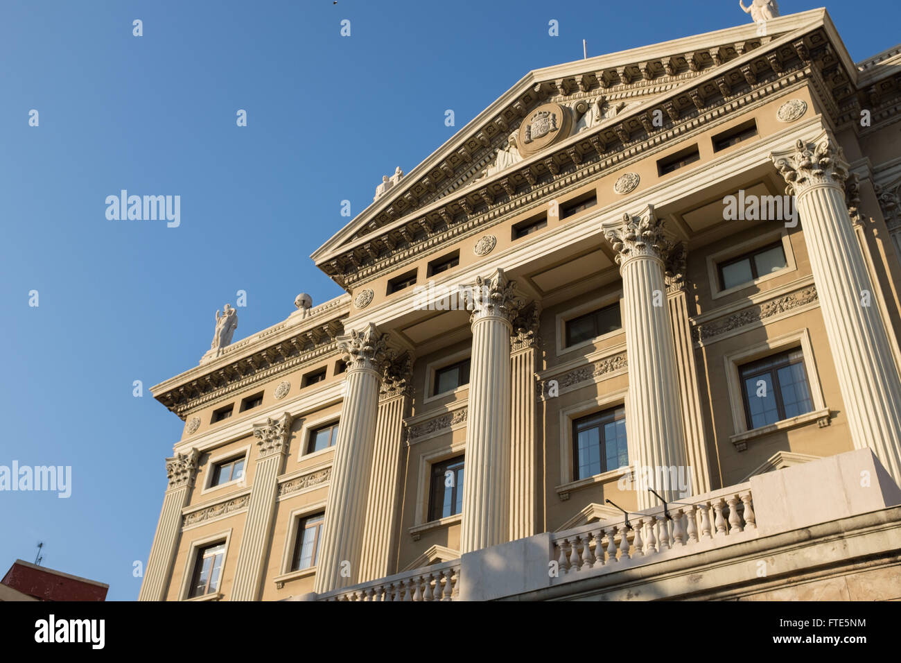 Military government building, Barcelona, Spain Stock Photo - Alamy