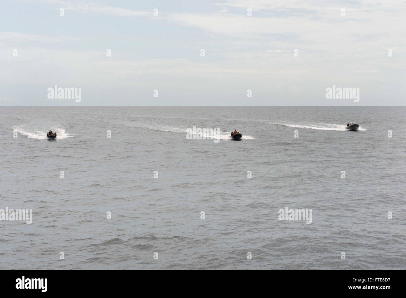 The U.S. Navy and Gabon Navy perform a boarding exercise during ...