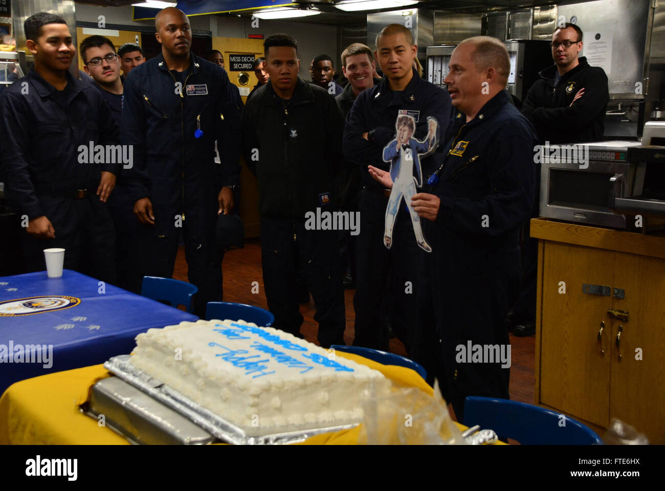 On November 12, 2015, aboard the USS Carney (DDG 64), Cmdr. Ken Pickard ...