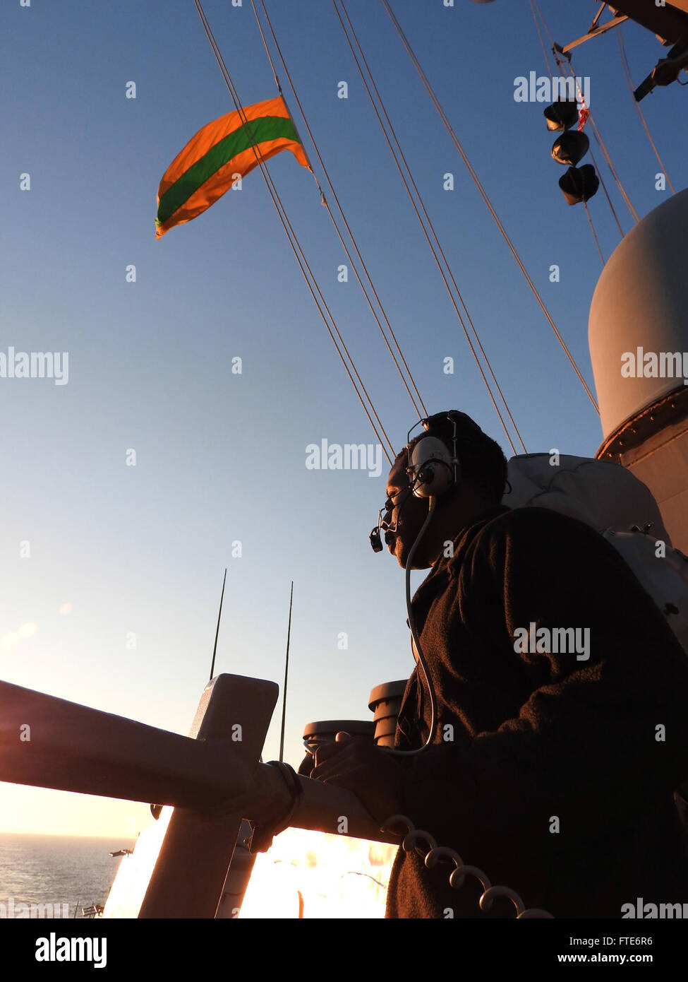 USS Carney (DDG 64), an Arleigh Burke-class guided-missile destroyer ...