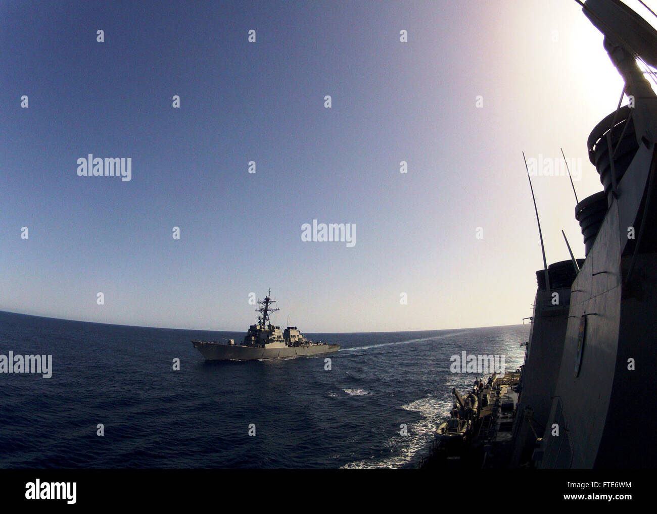 The USS Stout (DDG 55) and USS Ramage (DDG 61), guided-missile ...