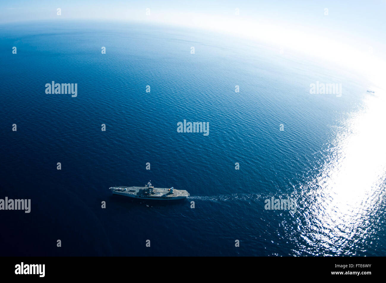 The USS Mount Whitney (LCC 20), flagship of the U.S. 6th Fleet ...